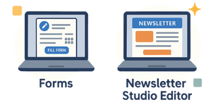 New FeatureS Alert!🌟 What’s New in Bloomz? Introducing Forms & the Newsletter Studio Editor! 🌟